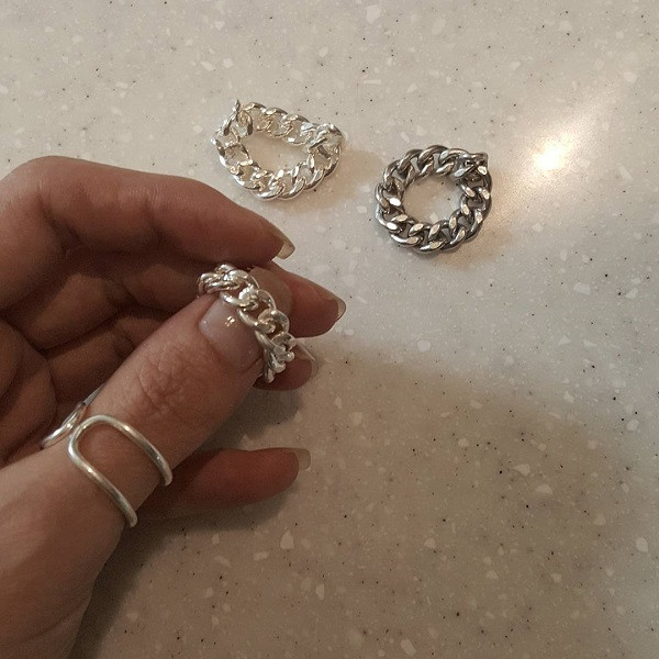 Sterling Silver Destiny Infinity Cuff Ring - kellinsilver.com