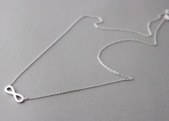 Surface Silver Infinity Necklace - kellinsilver.com