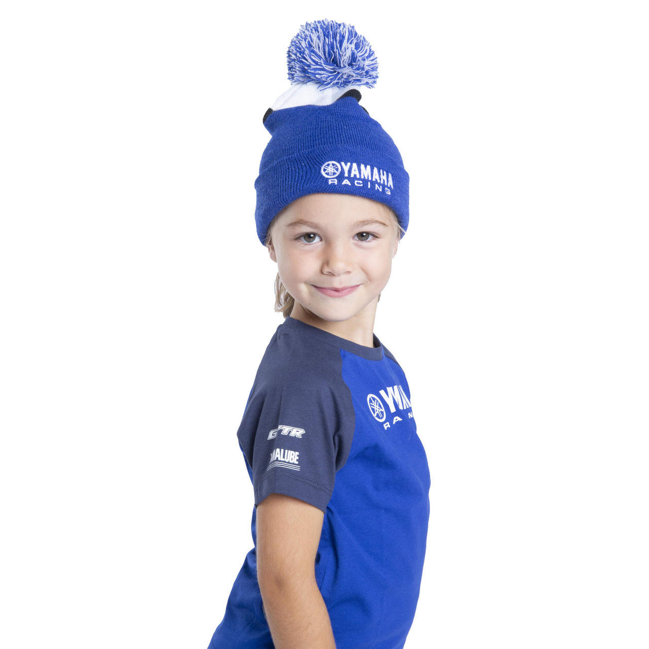 Official Yamaha Racing Paddock Blue Belovo Kids Beanie