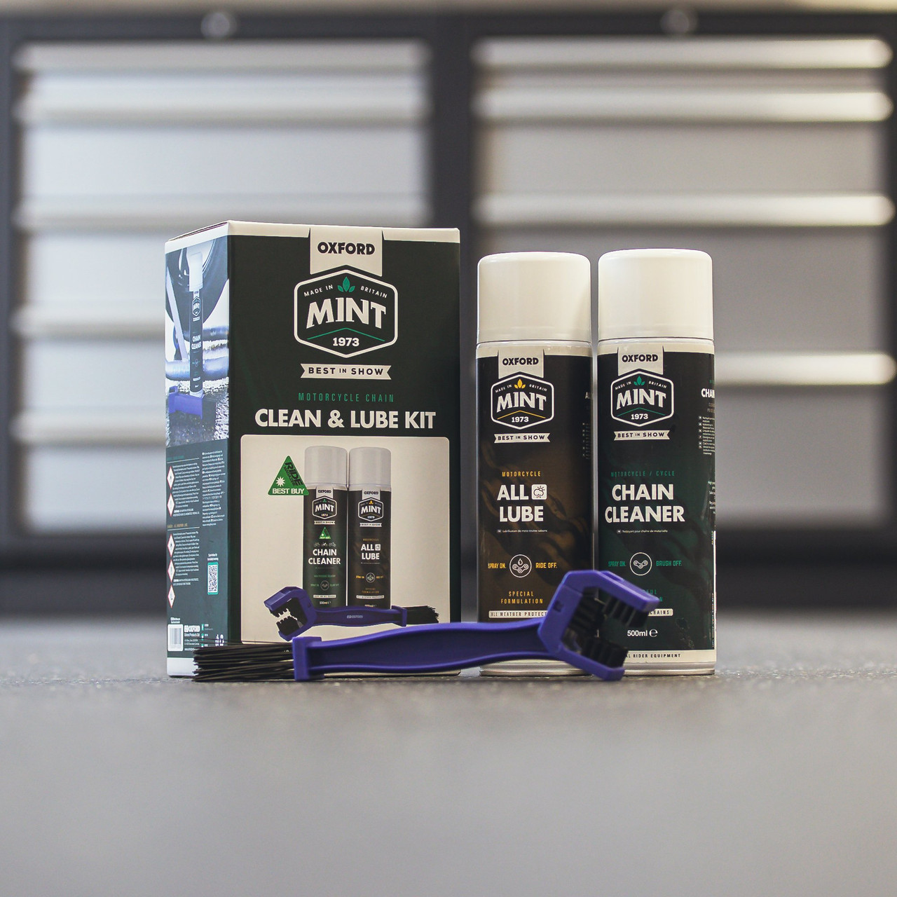 Oxford Mint Motorcycle Chain & Lube Kit Pack