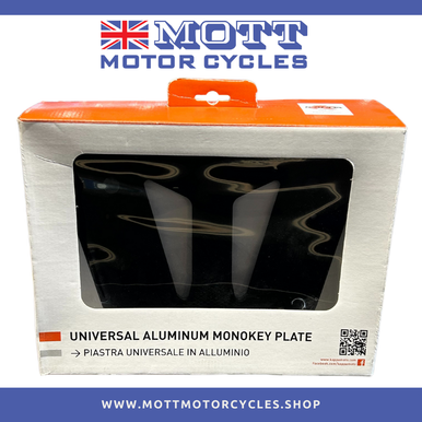Kappa Universal Monokey Black Aluminium Top Box Plate NOS New Old Stock