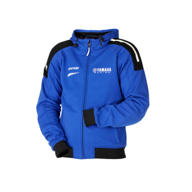 Official Motorcycle Yamaha Paddock Blue Mens Riding Hoodie Jacket