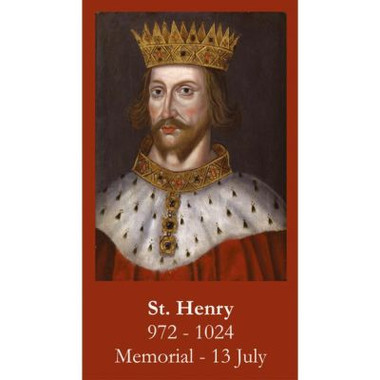 St. Henry Prayer Card