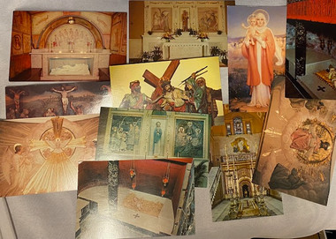 11 Vintage Unused Postcards - The Holy Land of America