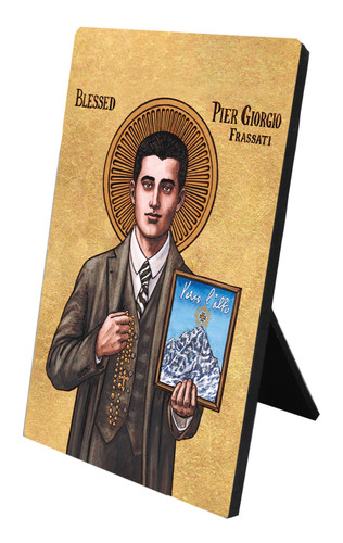 Theophilia Blessed Pier Giorgio Frassati Desk Plaque ( DP-THEO3)