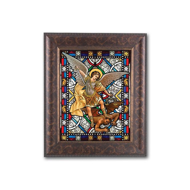 Saint Michael Liturgical Glass Art (SG124-330)