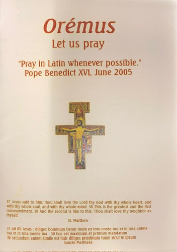 Oremus Let Us Pray Booklet