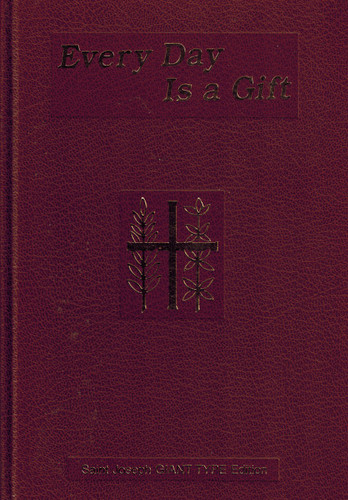 Large print Catholic daily devotional with prayer and scripture