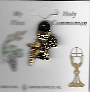 First Communion Gold Lapel Pin