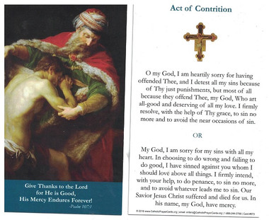 Act of Contrition Prayer Card (RR344-CONTRITION)