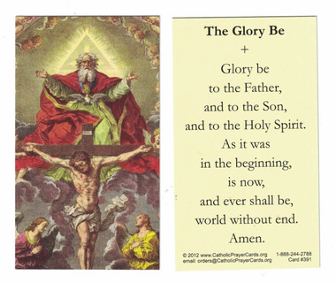 The Glory Be Prayer Card