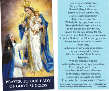 Prayer to Our Lady of Good Success