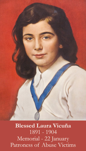 Blessed Laura Vicuna Prayer Card (CC01-Blessed Laura Vicuna Prayer Card)