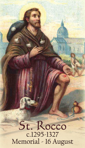 Saint Rocco Prayer Card (RC080)
