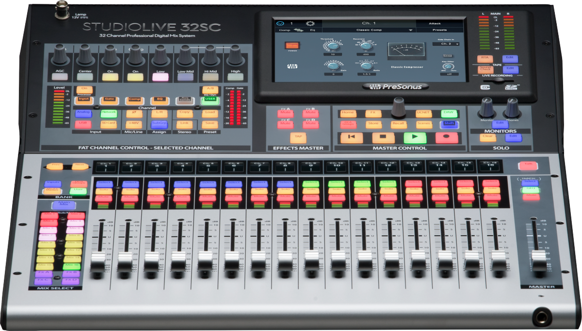 PreSonus StudioLive Series III 32SC Digital Console Mixer - Gray ...