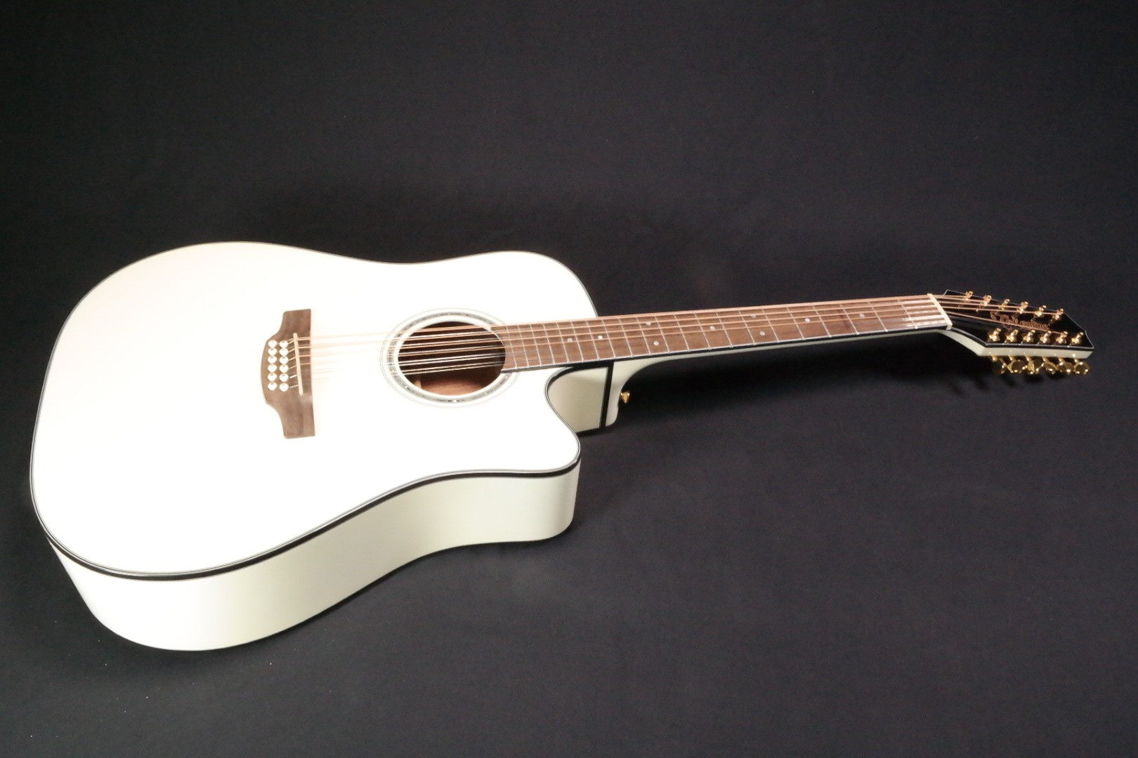 Takamine Gd35ce-12 Str Acoustic Electric Guitar Pearl White - 031 ...