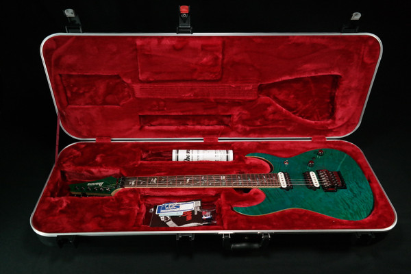 Ibanez RG8520GE RG j.custom 6str Electric Guitar w/Case - Green Emerald ...