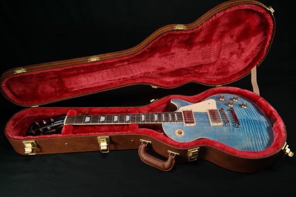 Gibson Les Paul Standard 60s Figured Top Ocean Blue USA - 355 - Liberty ...