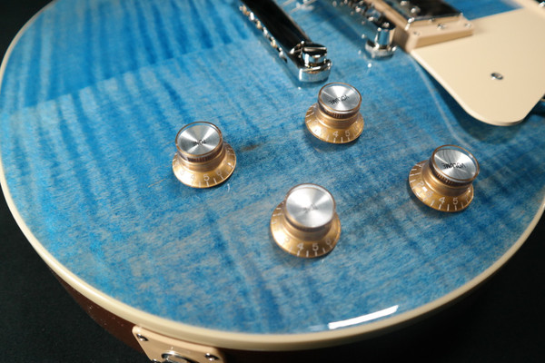 Gibson Les Paul Standard 60s Figured Top Ocean Blue USA - 355 - Liberty ...