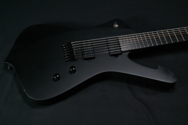 Ibanez ICTB721BFK Iceman Iron Label 7 String Electric Guitar in Black ...