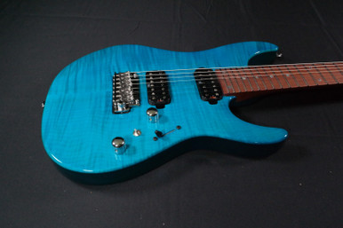 Ibanez MM7 Martin Miller Signature Electric Guitar Transparent Aqua ...