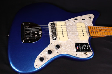 MINT Fender American Ultra Jazzmaster Maple Fingerboard, Cobra Blue 395 ...