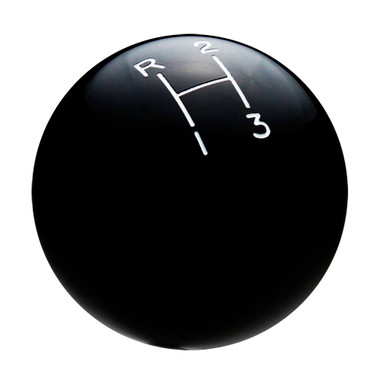 Black 3 Speed Shift Pattern Shift Knob