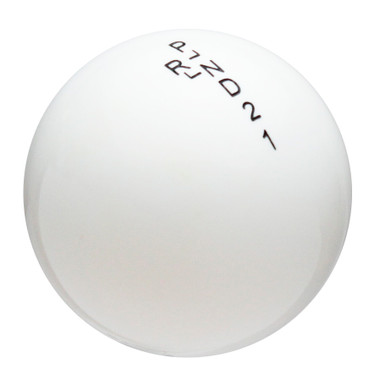 White Automatic Shift Pattern with Offset R Shift Knob