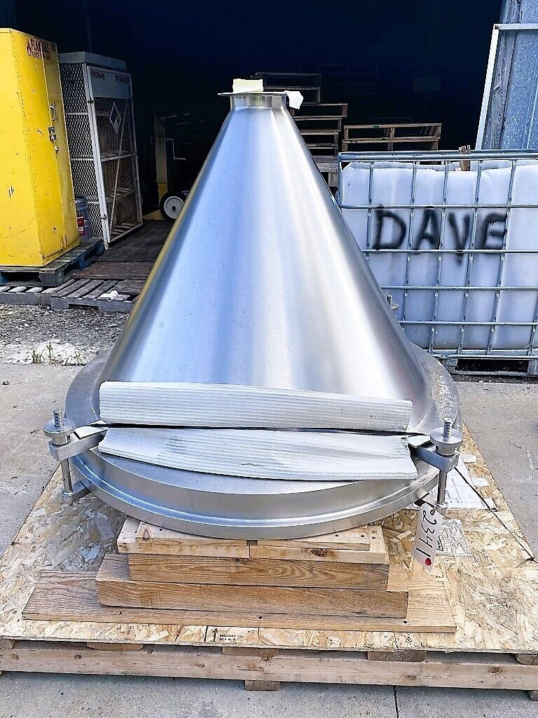 Stainless Steel Cone Bin Attachment