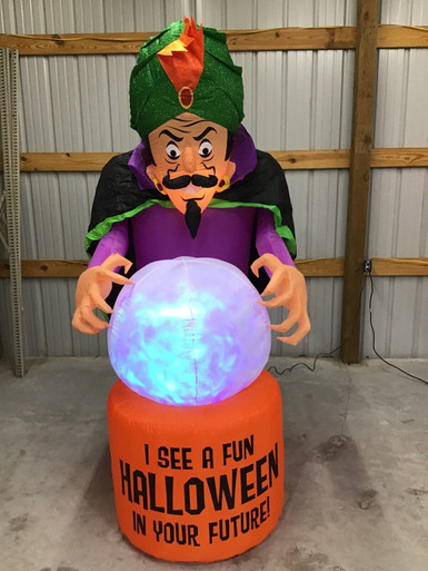 Halloween Fortune Teller Inflatable - Prototype - 8Ft Gemmy Airblown