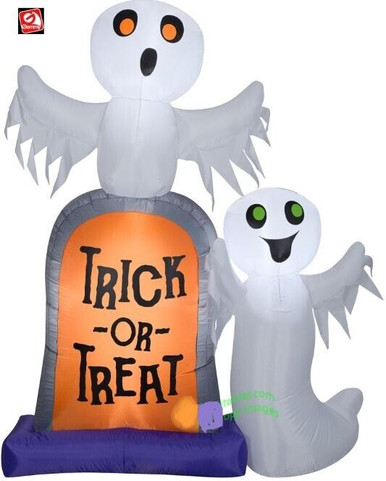 Halloween 7 Ft Tombstone Ghosts Airblown Inflatable