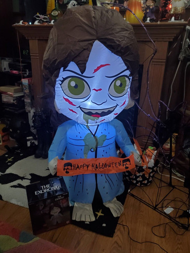 Rare Regan Exorcist Halloween Airblown Inflatable - 2022 Gemmy