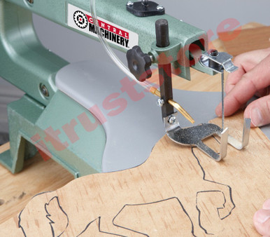 Scroll Bevel Cut Table Saw: Bench Mounted Tool