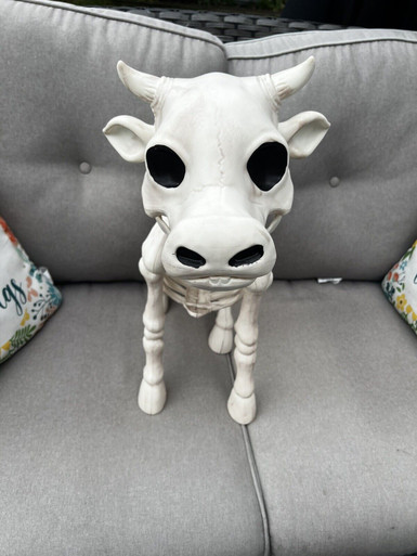 Cow Skeleton Halloween Prop: Spooky Tractor Supply