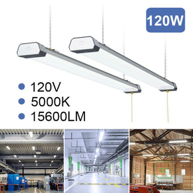 LED Shop Light Garage Workbench Ceiling Light Linear High Bay L&