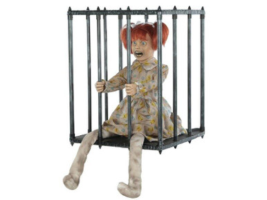 Animated Haunted House Prop: Kids Caged Walkaround Costume