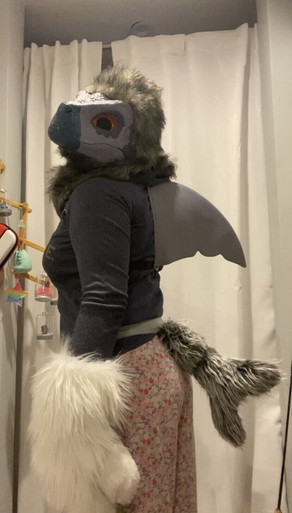 Spooky Shark Costume Fursuit Paws