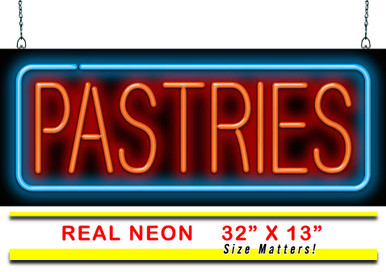 Colorful Pastries Sign: Bakery Sweets & Fresh Desserts!