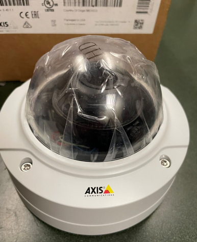 Security Camera Axis P3225 Ve Mkii Dome In Box