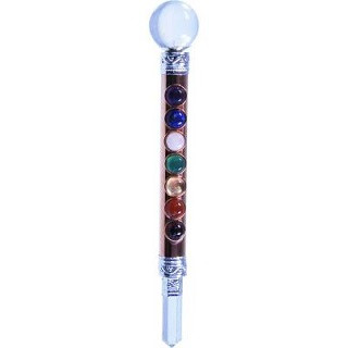 Copper Crystal Chakra Healing Wand 4.5"