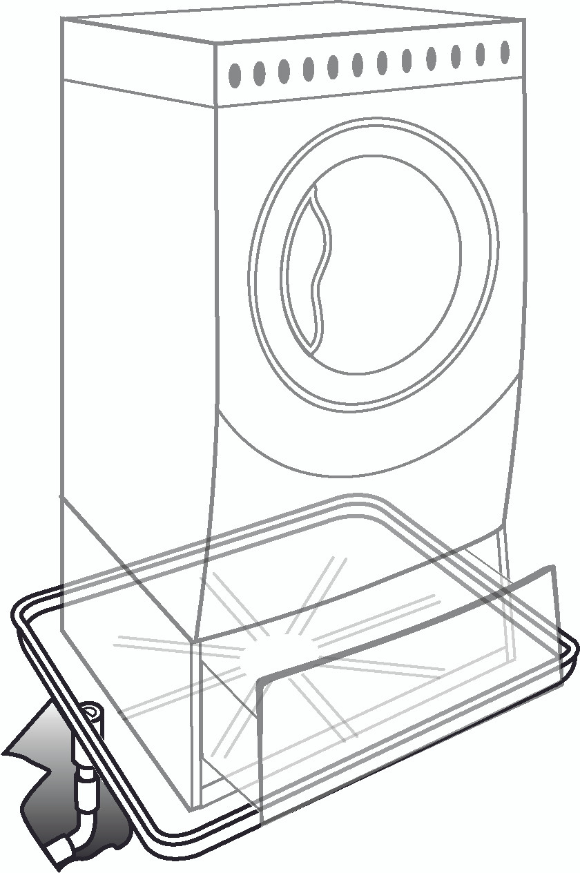 Camco Washing Machine Drain Pan, 30 ½-Inches x 34 ½-Inches OD, Low ...