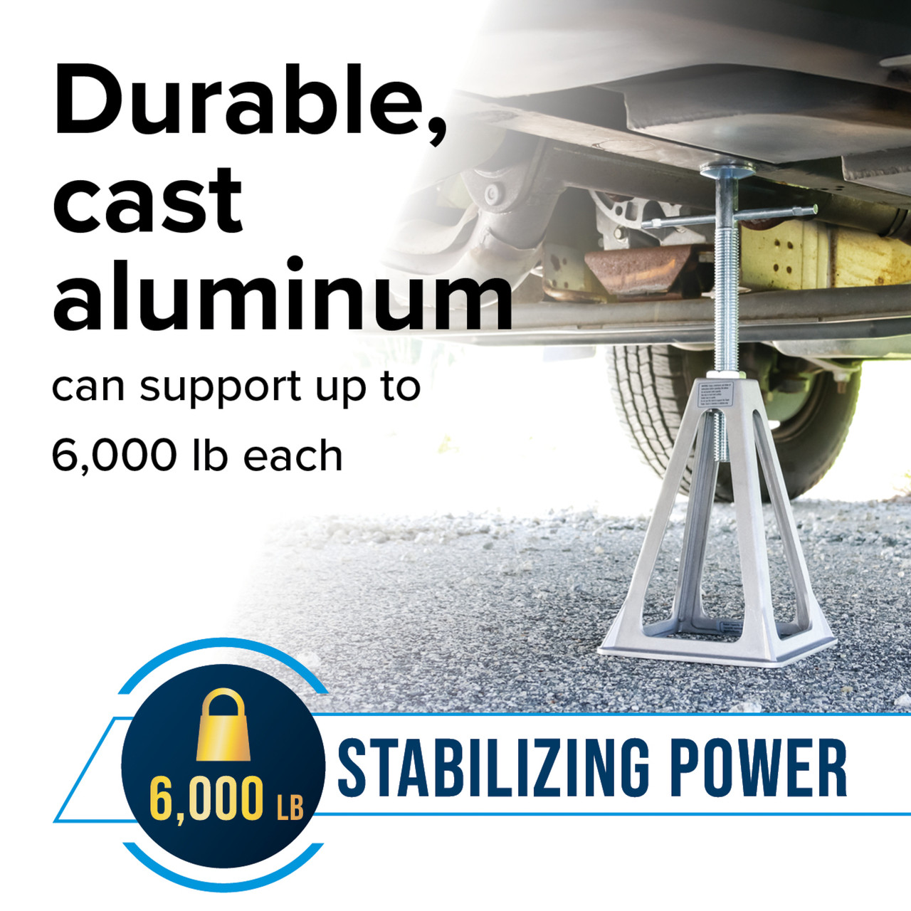 Camco Aluminum Stack Jacks — Stabilize & Position Your RV, Trailer Or ...