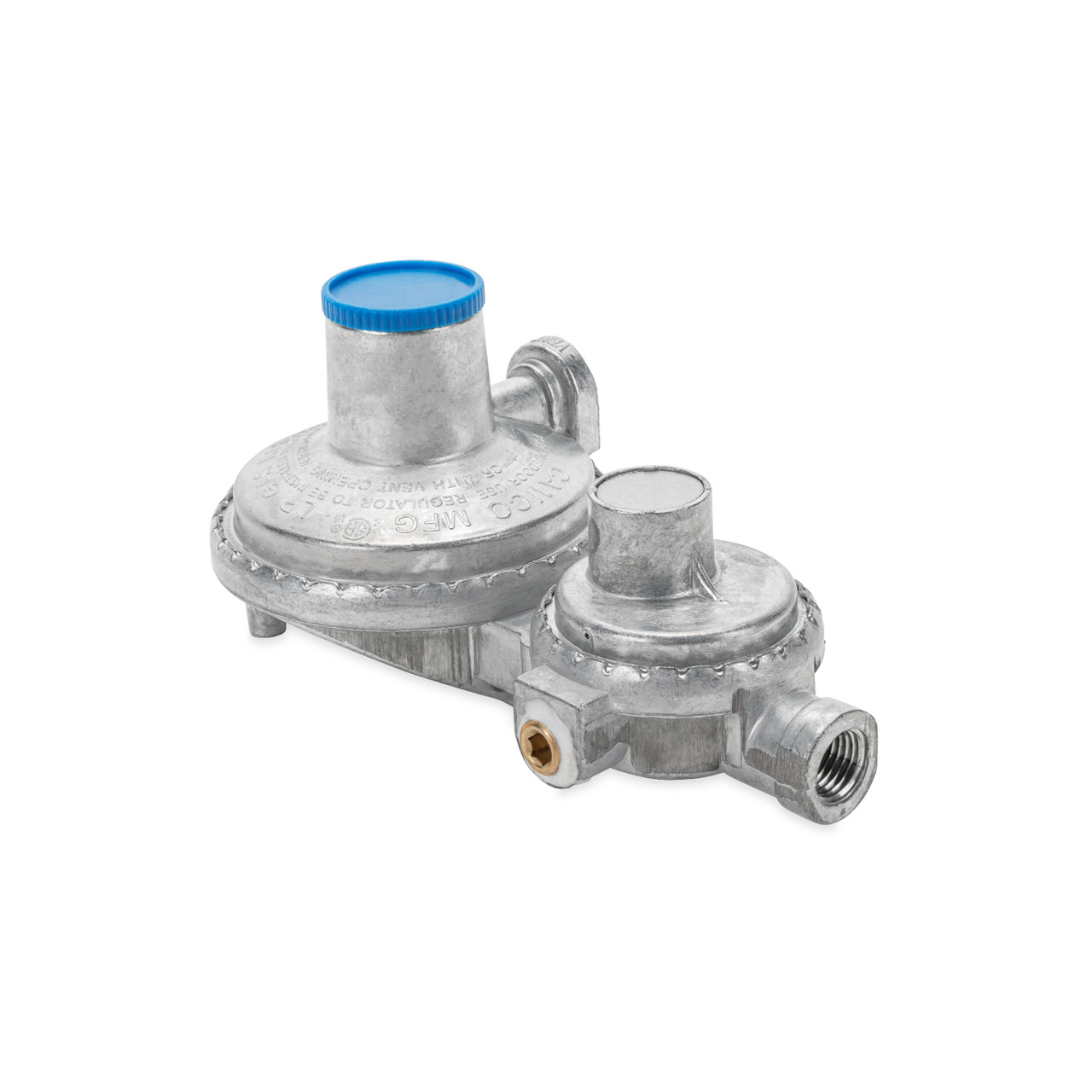 Two Stage Regulator-Horizontal, Clamshell 59323 - Camco Dealer