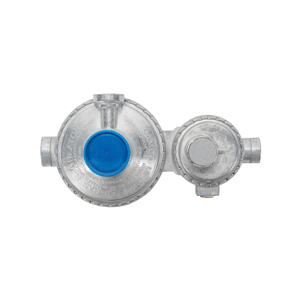 Two Stage Regulator-Horizontal, Clamshell 59323 - Camco Dealer