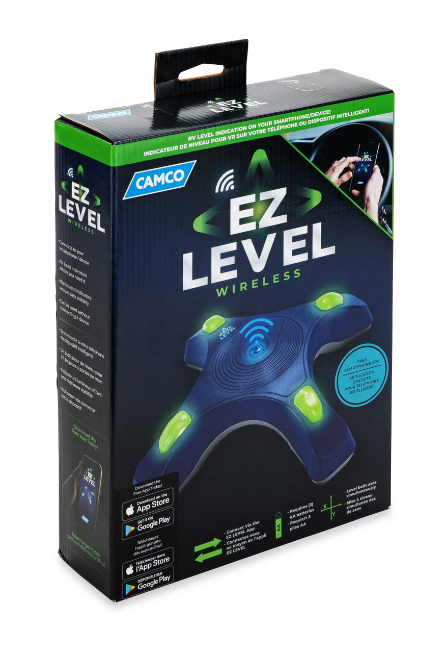 Camco RV EZ Level — Simplified Dual Axis Camper Leveling System ...