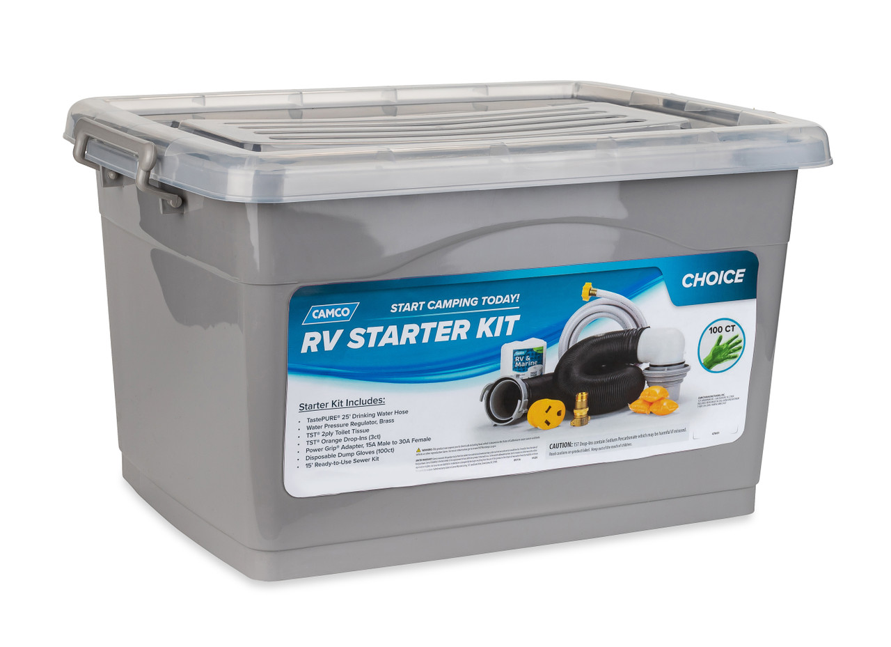 Camco Choice RV Starter Kit with Storage Bin 47801 - Camco Dealer