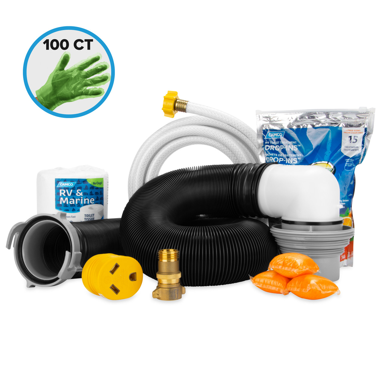 Camco Choice RV Starter Kit with Storage Bin 47802 - Bilingual - Canada ...