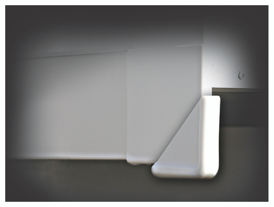 RV Slide Out Corner Guards, Polar White (Eng/Fr) 42194 - Camco Dealer