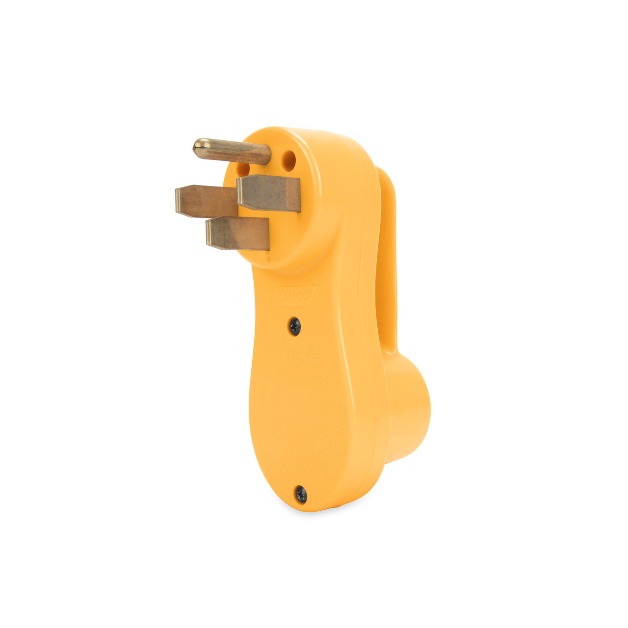 Camco Power Grip Electrical Offset Adapter — 50 amp to 30 amp RV Power ...