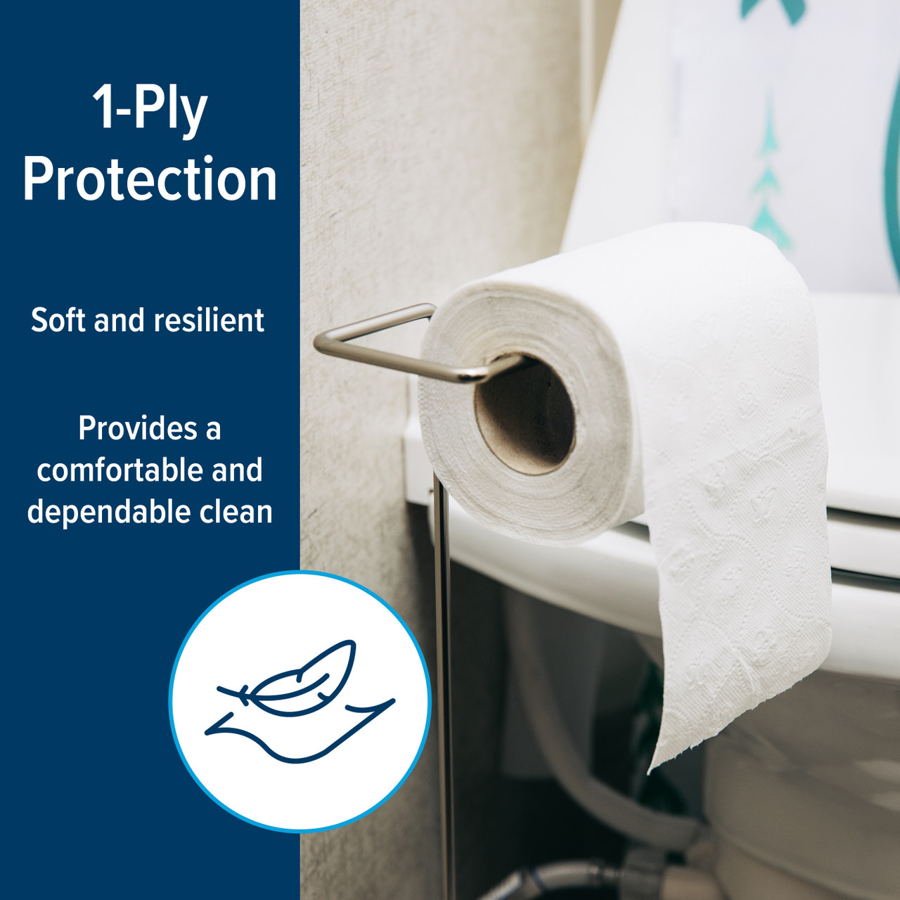 TST 1 Ply Toilet Tissue 4 Rolls, 280 Sheets 40276 - Camco Dealer